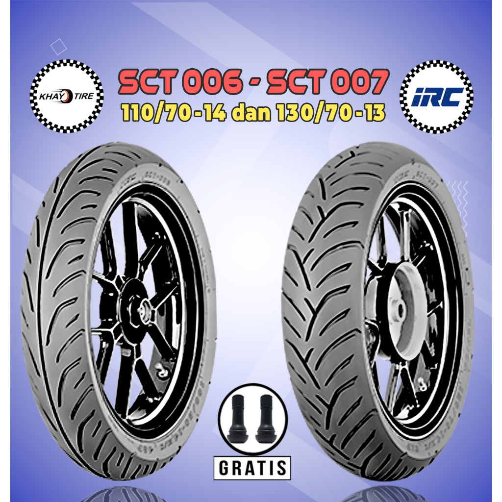 Jual Paket Ban Motor HONDA PCX 160 - ADV IRC SCT-006 110/70-14 + SCT-007 130/70-13 Tubeless ...