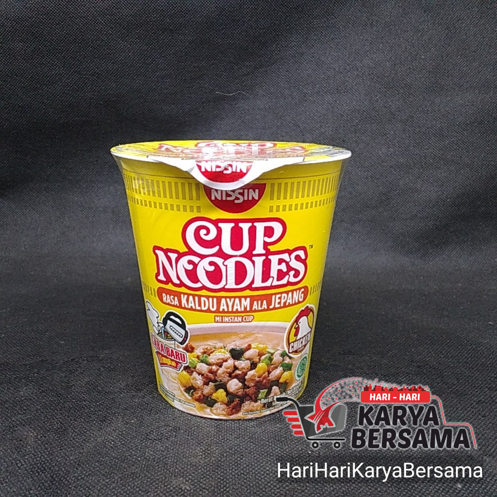 Jual MIE INSTAN NISSIN CUP NOODLES RASA KALDU AYAM ALA JEPANG 67GR | Shopee Indonesia