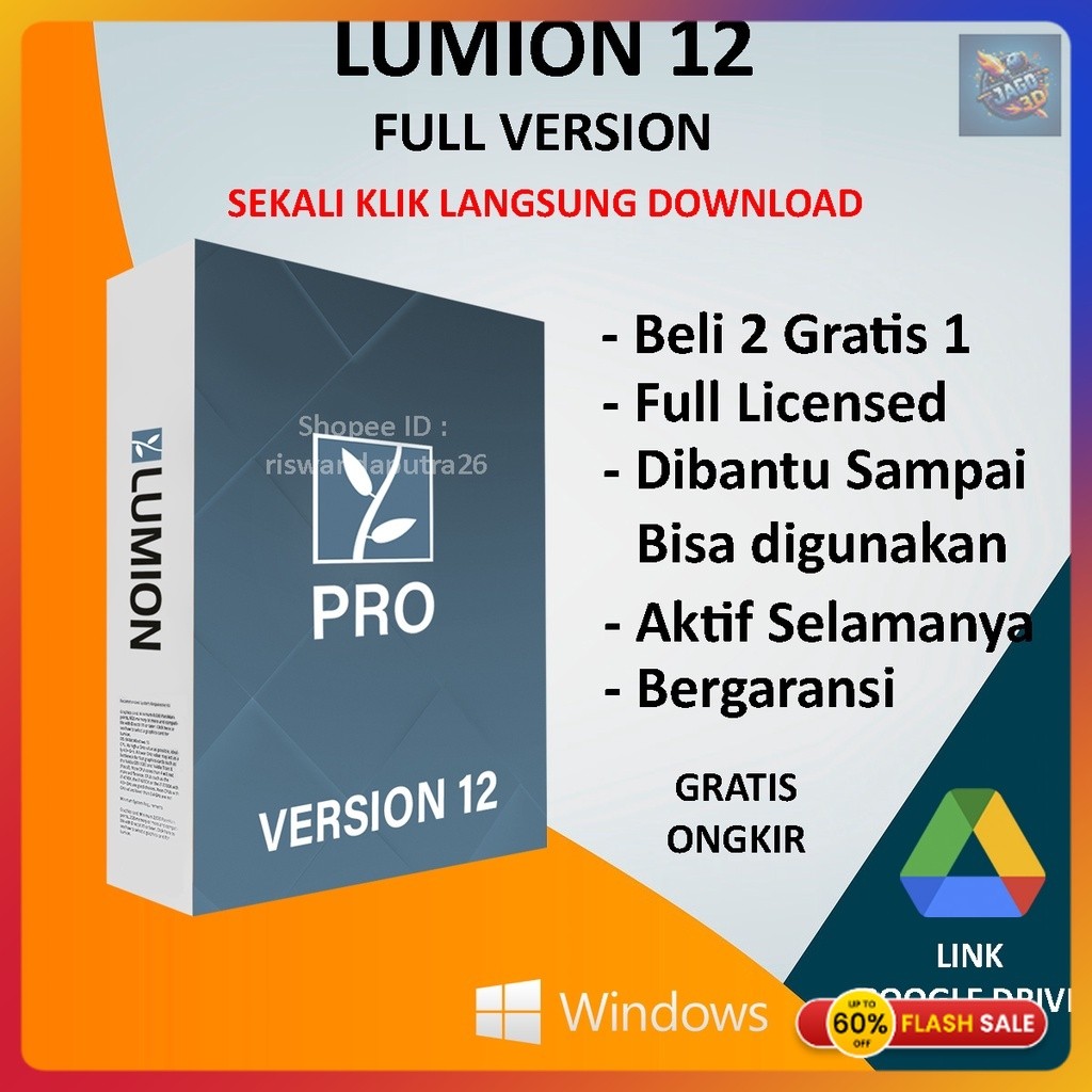 Jual Lumion Pro 12 full aktivasi permanen | Video Install | Windows ...