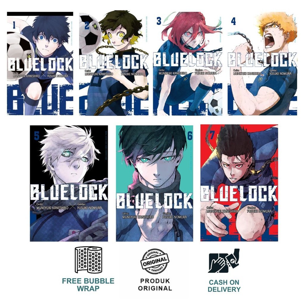 Jual Komik Blue Lock 1-6 by Muneyuki Kaneshiro (Elex) | Shopee Indonesia