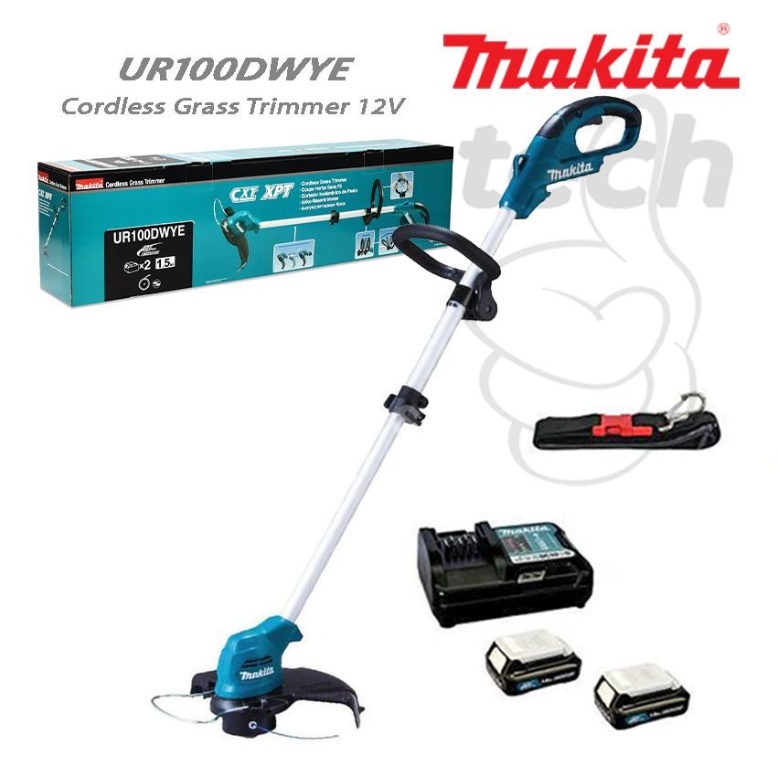 Jual Mesin Potong Rumput Senar Baterai Cordless Grass Trimmer 12V Makita UR100D UR100 DWYE ...