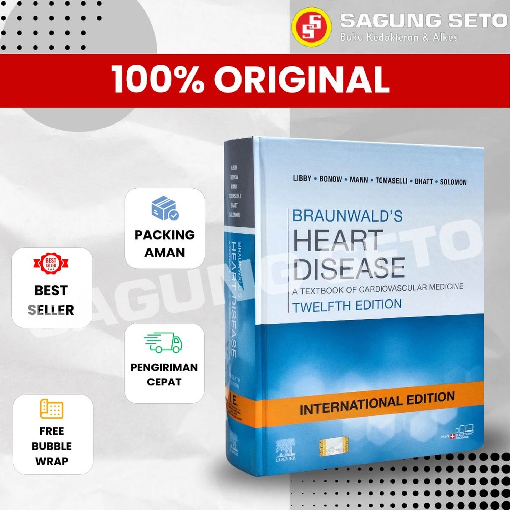 Jual BRAUNWALD HEART DISEASES A TEXTBOOK OF CARDIOVASCULAR MEDICINE ...