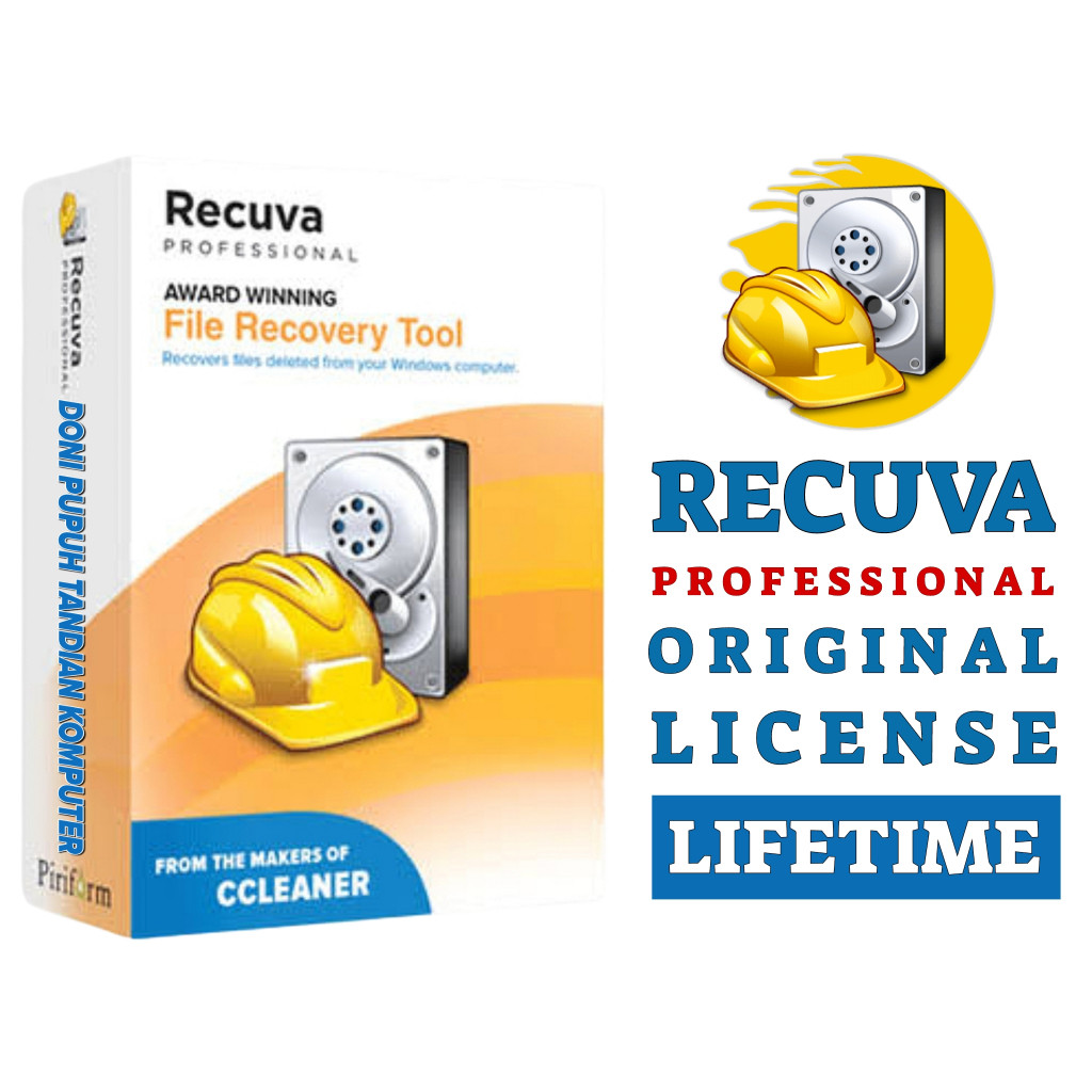 Jual Recuva Professional Original License Lifetime | Shopee Indonesia