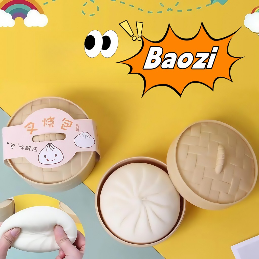Jual Squishy Pao Squishy Bun Squishy Roti Squishy Baozi Squishy Bakpao ...