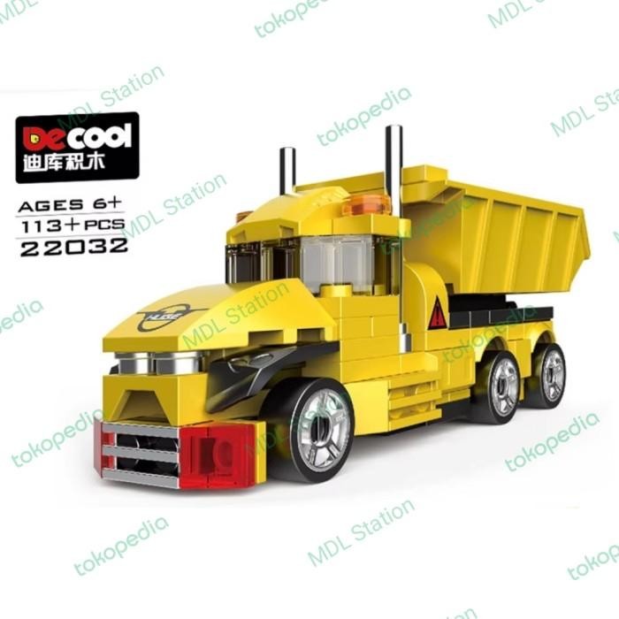 Jual XCMH DeCool Mini Racing Pacemaker - DUMP TRUCK Pullback Brick (22032) | Shopee Indonesia