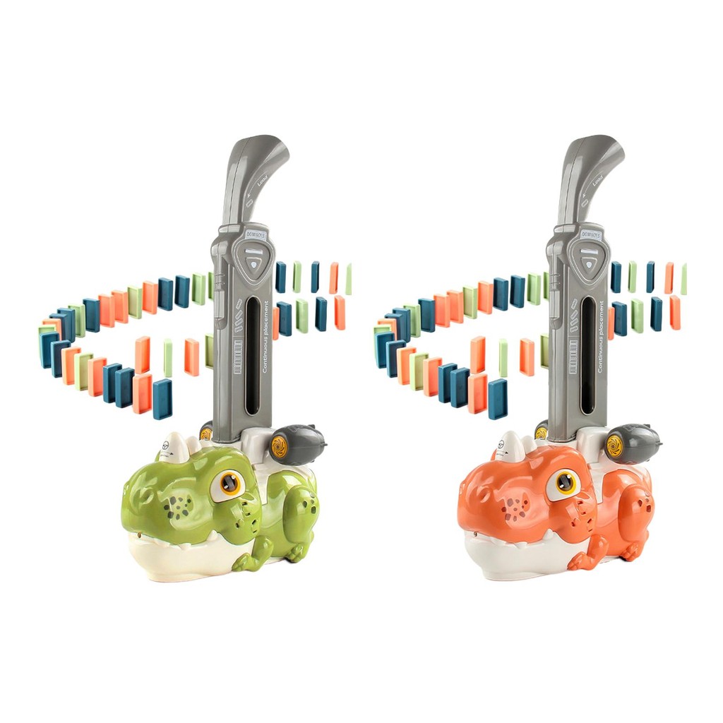 Jual Dominoes Dinosaur Set Dominos Blocks Set Laying Brick Blocks Games ...