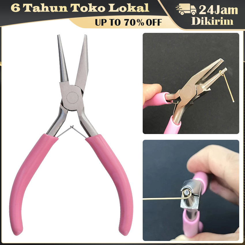 Jual Tang Loop Pembulat Kawat Handmade Pink / Tang Umpan Concave Bulat untuk Jig Metal | Shopee ...