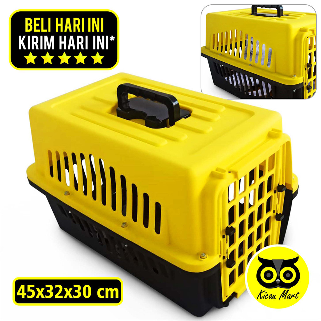 Jual KICAU MART Kandang Portable Hewan Pet Cargo Pet Carrier Kucing ...