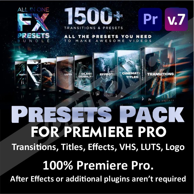 Jual Presets Pack for Premiere Pro v7 - Transitions, Titles, Effects ...