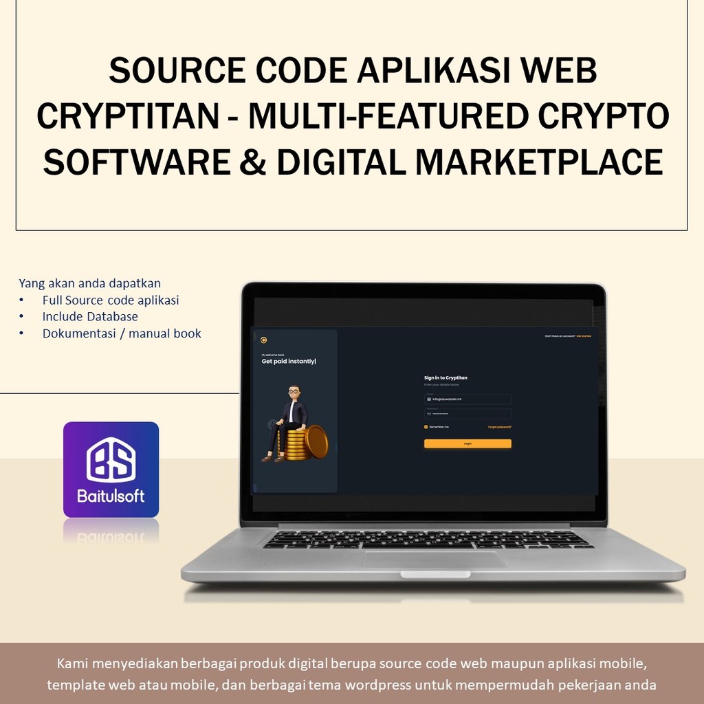 Jual SOURCE CODE APLIKASI WEB CRYPTITAN - MULTI-FEATURED CRYPTO ...