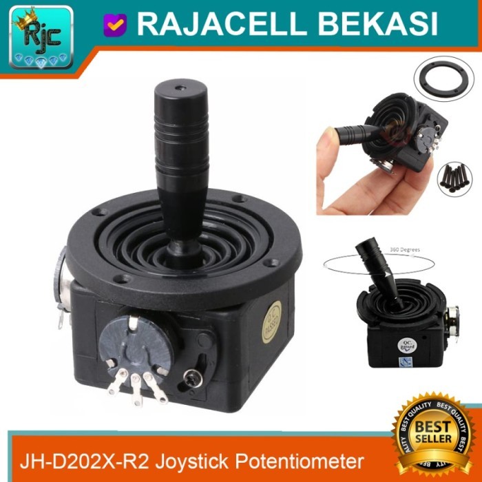 Jual AMD99 JH-D202X-R2 2-Axis Joystick Potentiometer 5K 10K Module ...