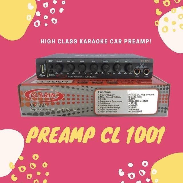 Jual Grosir Pre AMP Karaoke Mobil Clarin CL-1001/ CL1001 / Clarin CL ...