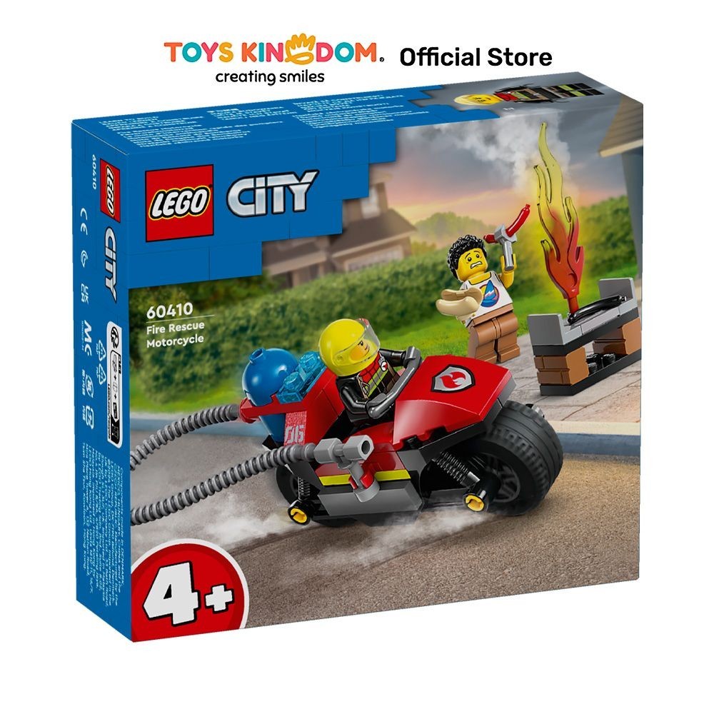 Jual Lego City Fire Rescue Motorcycle 60410 Kids Toy Toys Block Bricks ...