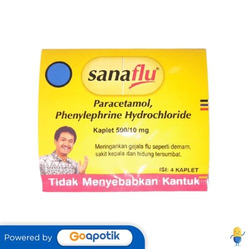 Jual Sanaflu Strip Isi 4 Kaplet | Shopee Indonesia