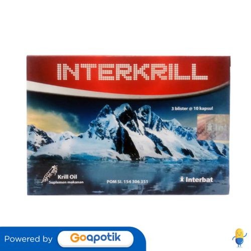Jual Interkrill Box Isi 30 Kapsul | Shopee Indonesia