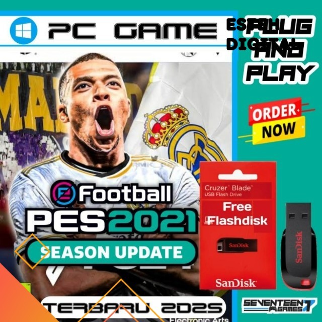 Jual PES 2021 PATCH 2025 GAME PC GAME LAPTOP ES TEHH | Shopee Indonesia