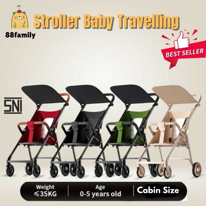 Jual Stroller Cabin Size Baby Multifungsi Stroller lipat Bayi Ringan ...