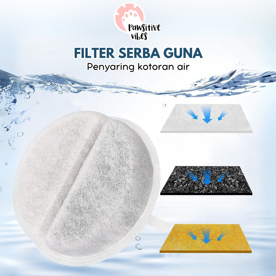 Jual Filter Penyaring Tempat Minum Hewan Otomatis - Pet Filter Water ...