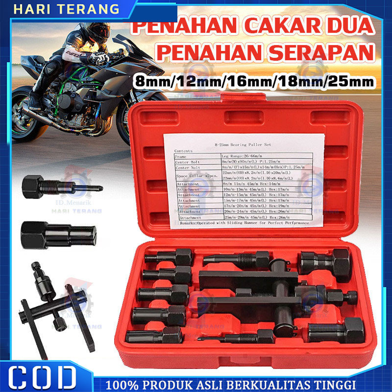 Jual 10pcs Tracker bearing Puller Set Treker Pencabut Bearing Set Treker Cabut Bearing Dalam ...