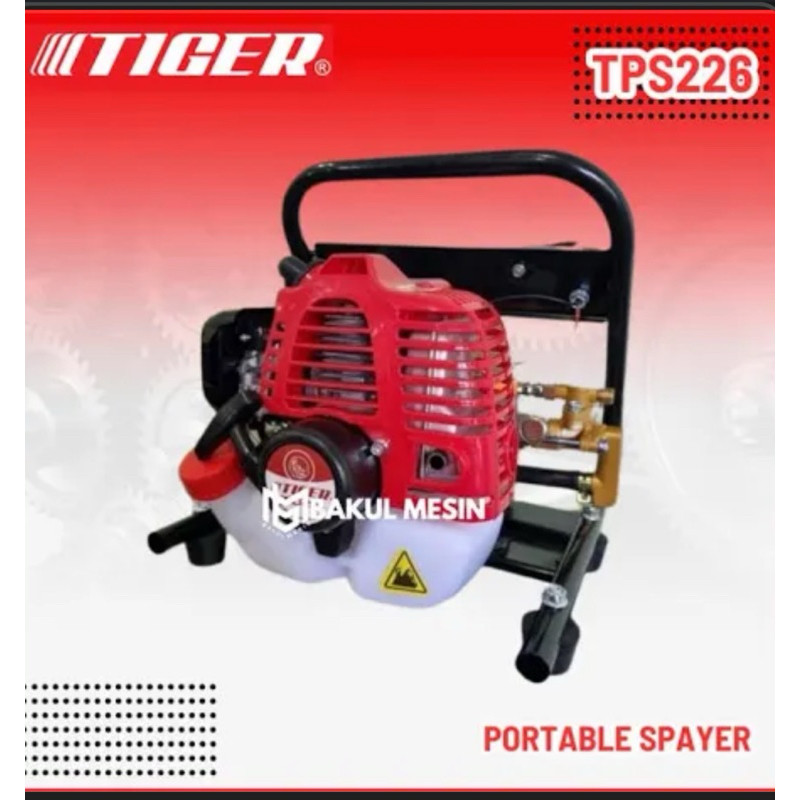 Jual MESIN PORTABLE SPRAYER STEAM CUCI SEMPROT 2TAK TIGER TPS226 | Shopee Indonesia