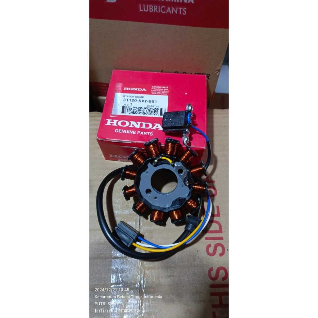Jual Spull/stator Assy Set Fuser Honda KVY honda Beat Karbu Scoopy Spacy Lama | Shopee Indonesia