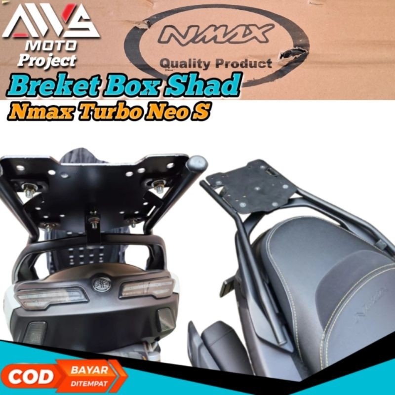 Jual Breket Box Nmax Techmax Turbo/Neo New NMAX 2015 2016 2017 2018 ...