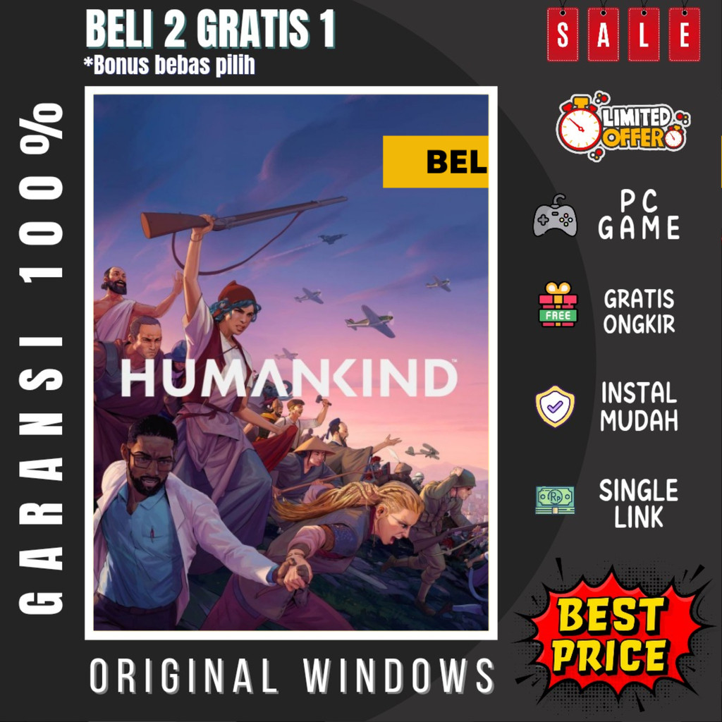 Jual HUMANKIND DELUXE EDITION - GAME PC - GAME LAPTOP - PC GAMES - BELI ...