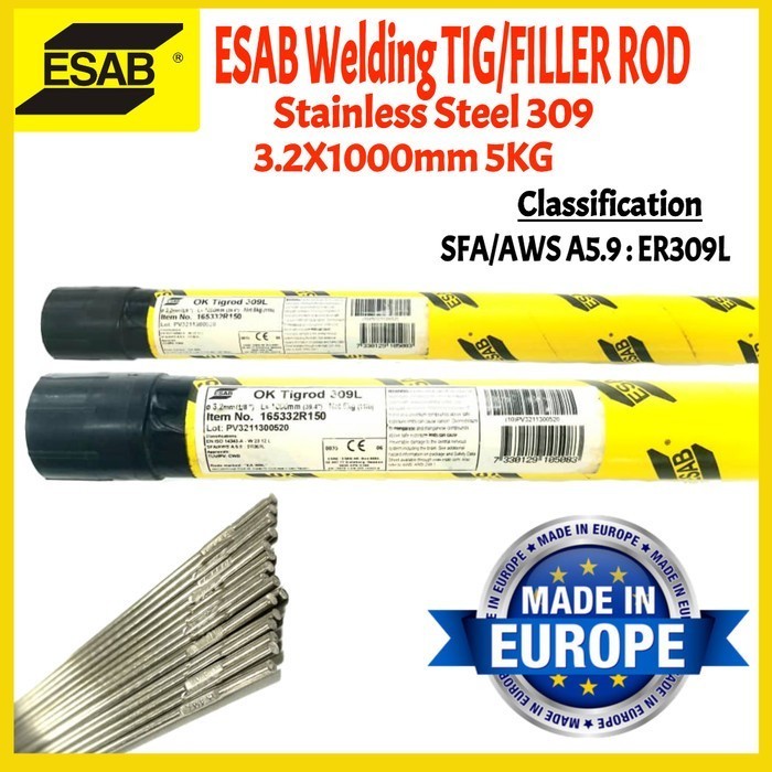 Jual KAWAT LAS ESAB TIG 309Mol 2,4MM 4,5kg | Shopee Indonesia