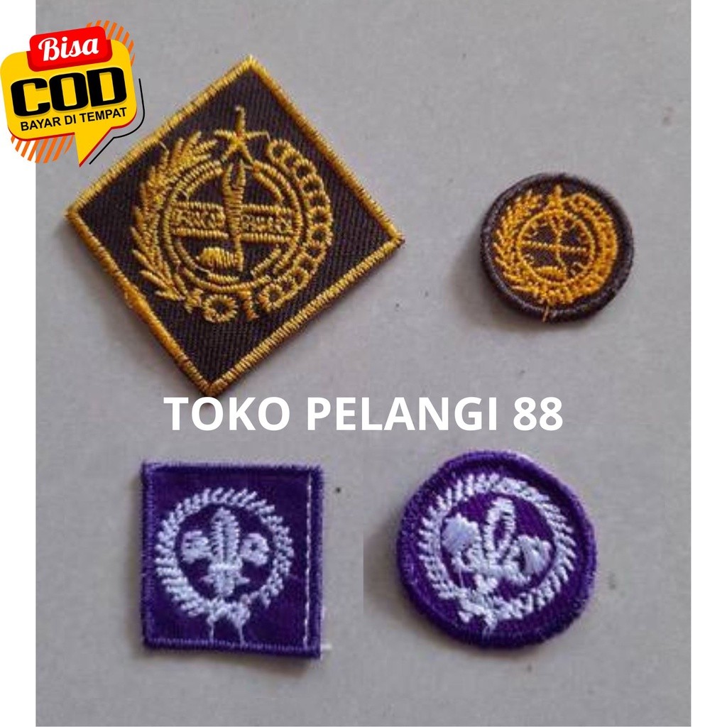 Jual Bed Pandu & Tunas Kelapa Kitri Pelantikan Pramuka Bordir | Badge ...