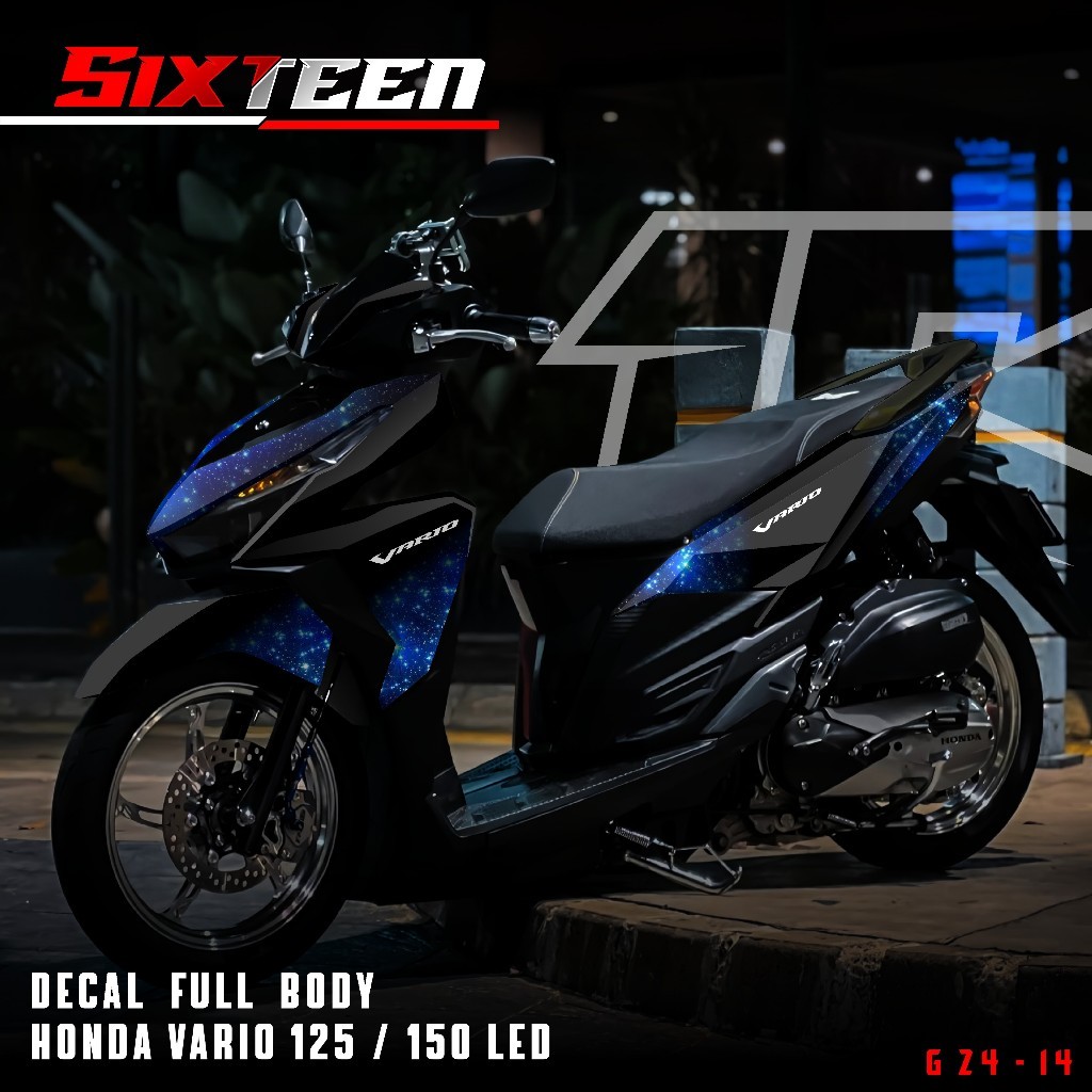 Jual (COD) TERBARU Decal Sticker Vario Led 125 / 150 cc 2015 2016 2017 ...