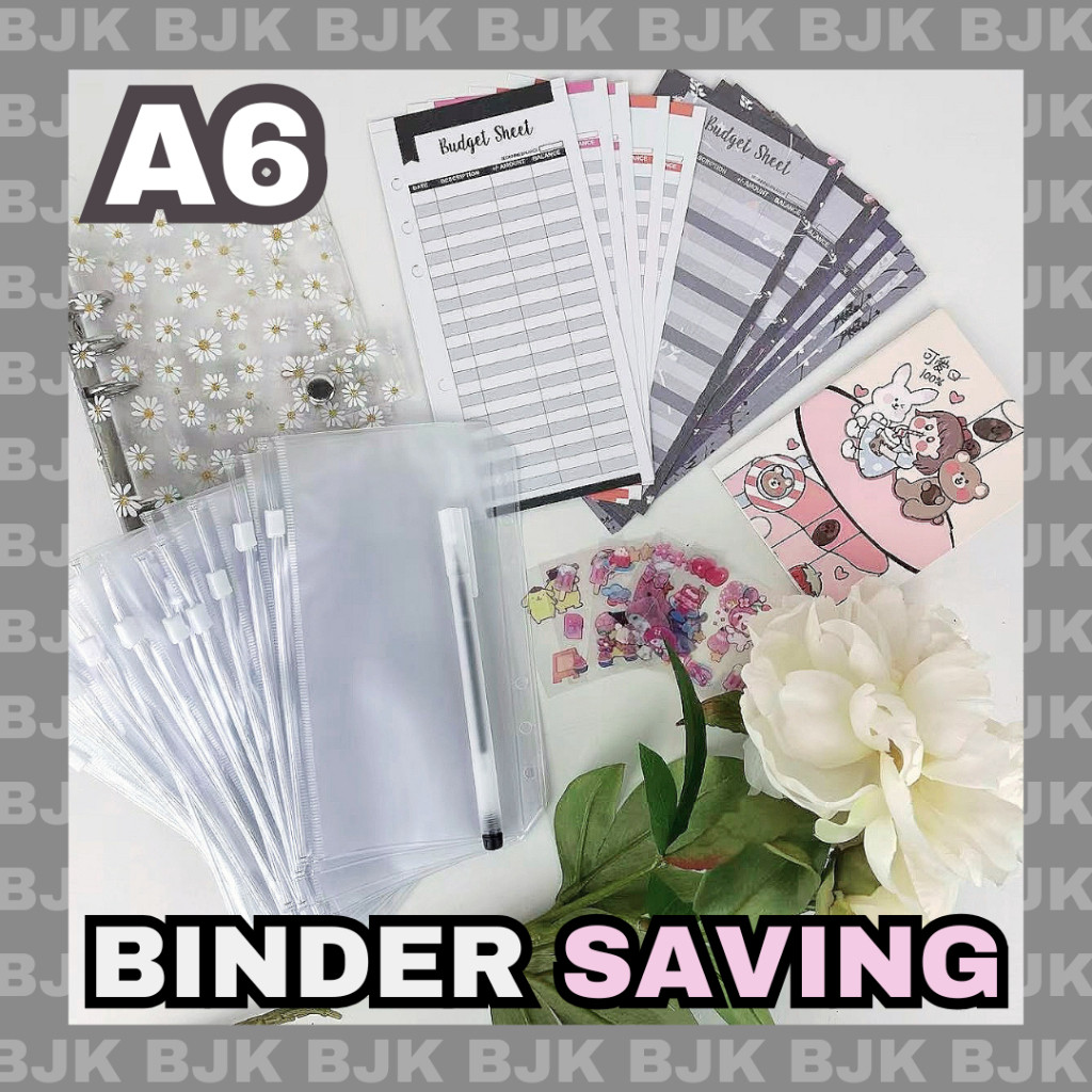 Jual Paket Binder Keuangan Lengkap A6 - Binder Savings Paketan Murah A6 ...