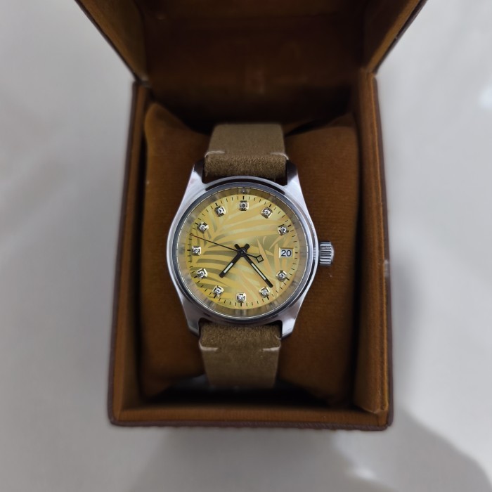 Jual Seikomod Automatic NH35 Diamond Gold Dial Seiko Mod Original ...