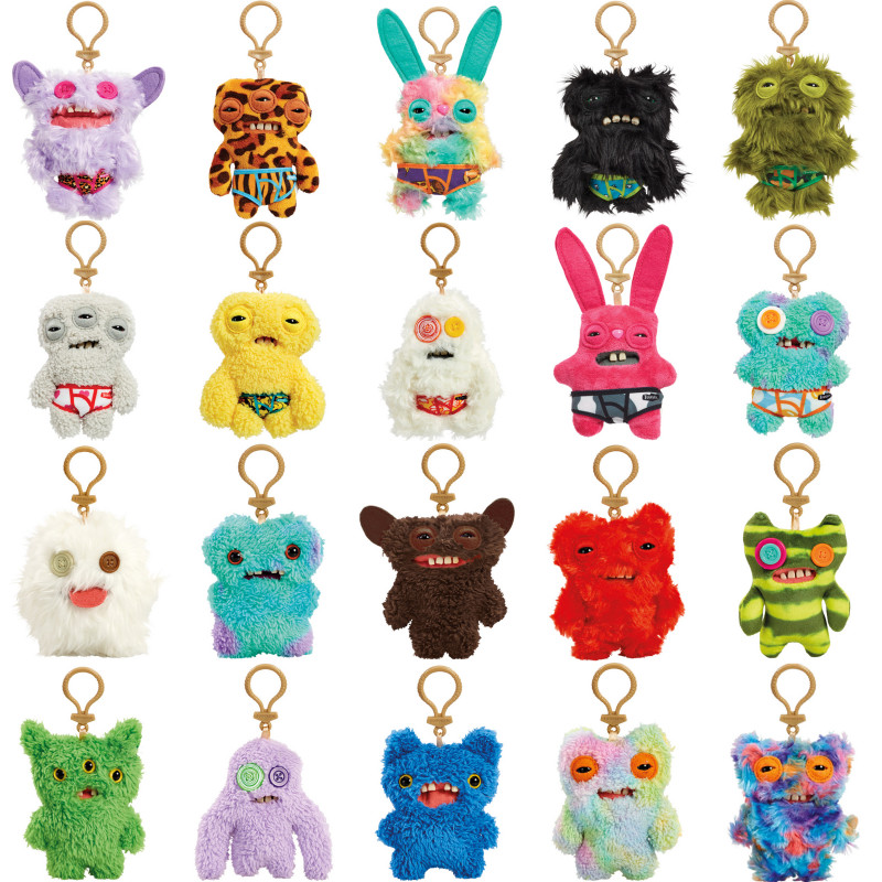 Jual 12cm Fuggler Funny Ugly Monster Plush Toys Keychain Kawaii Fuggler ...