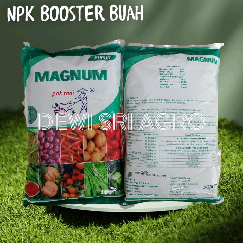 Jual PUPUK NPK BOOSTER BUAH MAGNUM 1 KG | Shopee Indonesia
