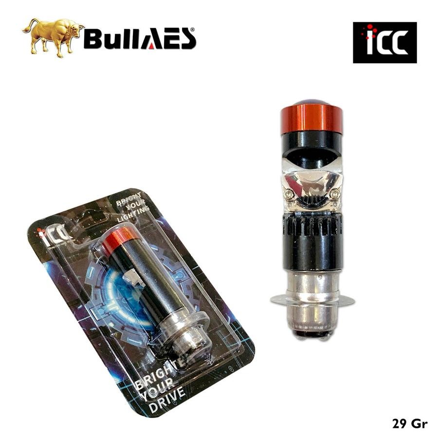 Jual Lampu Bohlam LED Motor Biled Mini Laser Premium ICC H6 Bluelens ...