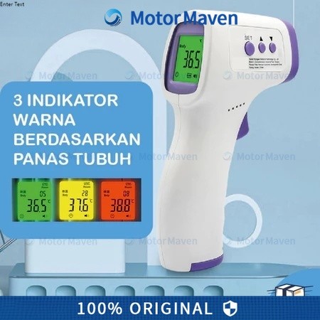 Jual Thermogun Thermometer Tembak Suhu Badan Infrared INCLUDE BATERAI ...