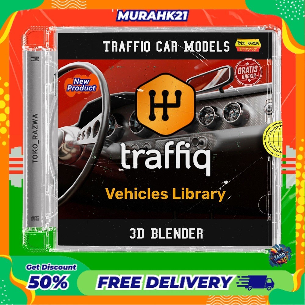 Jual 3D Blender - Car Library - Traffiq Car Models v2 - 040525 NEW ...