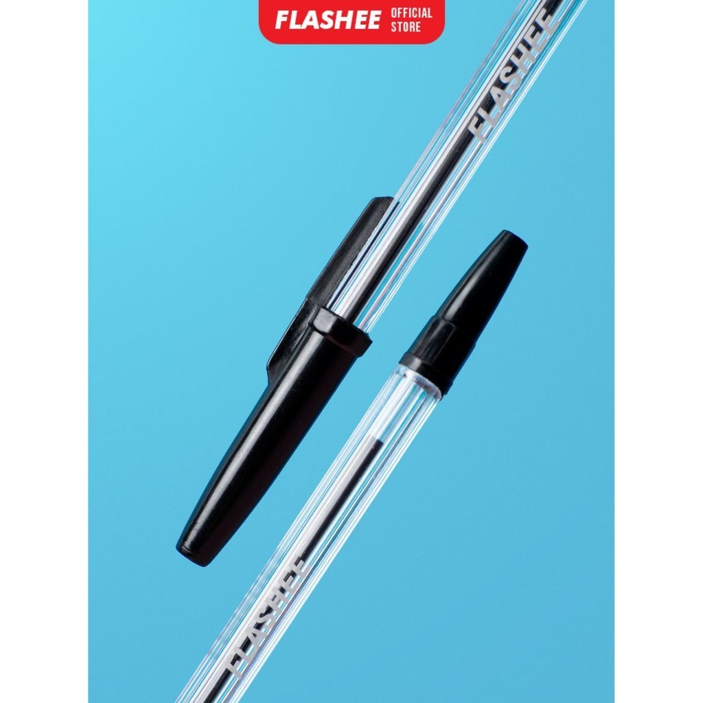 Jual Flashee Pulpen Gel Isi 12pcs 1.0mm Bolpoin Pena Pulpen Tinta Hitam ...