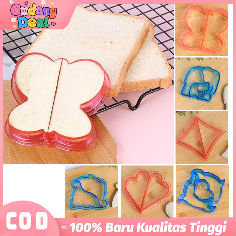 Jual Cetakan Roti Set 3 PCS Cetakan Pemotong Roti Tawar Bentuk Kartun ...