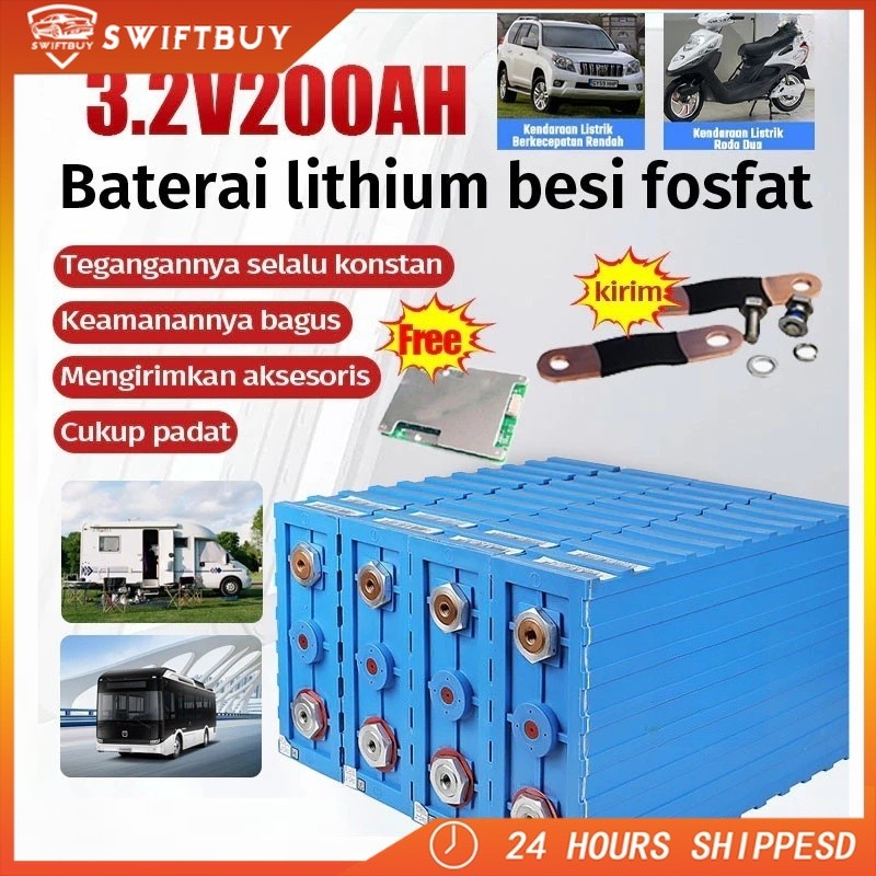 Jual CATL 200AH Baterai FREE BMS Barang baru Baterai Lifepo4 Baterai ...