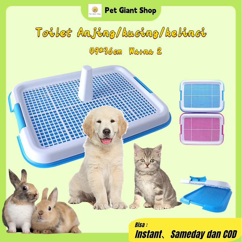 Jual Pet toilet anjing dog training potty pad pee training pad tray ...