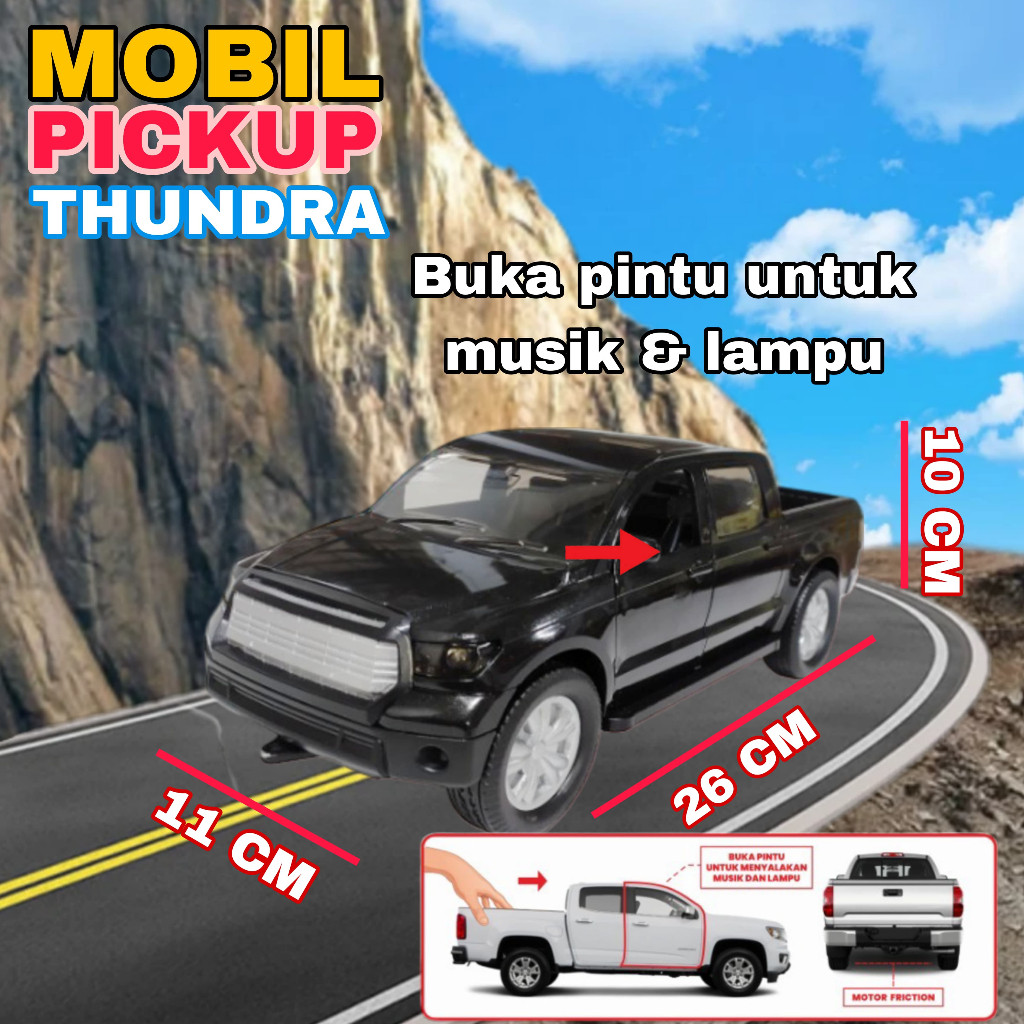 Jual Mainan Mobil Pick Up Tundra - Seru dan Interaktif | Shopee Indonesia
