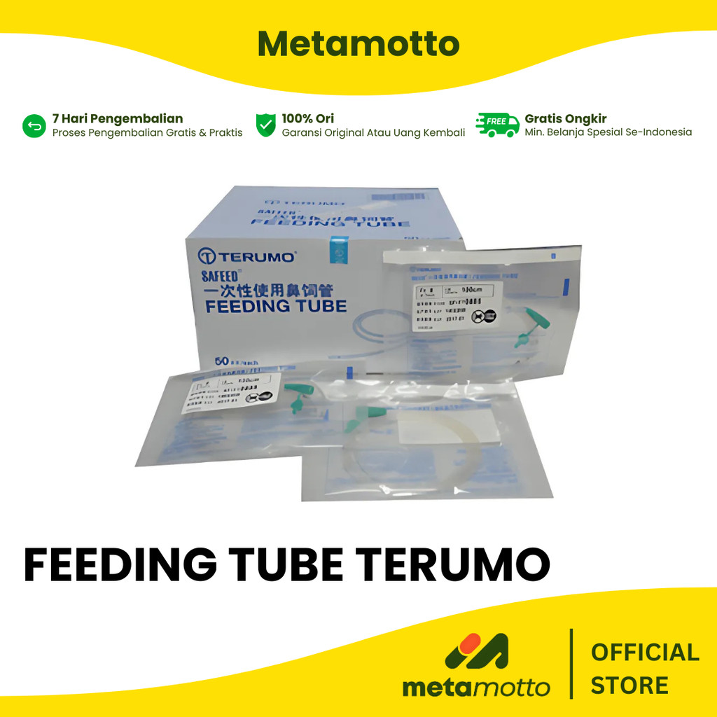 Jual NGT Feeding Tube Terumo / NGT Terumo FR 3,5 (35cm) ; FR 5 (100CM ...