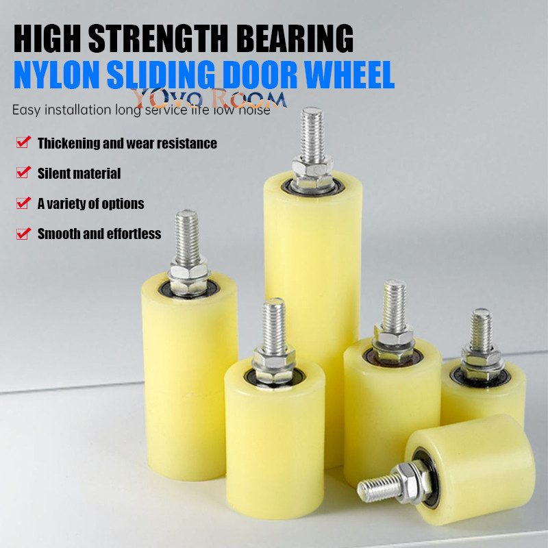 Jual roda roller nilon ukuran SEDANG pintu gerbang/Roda Roller Nilon ...