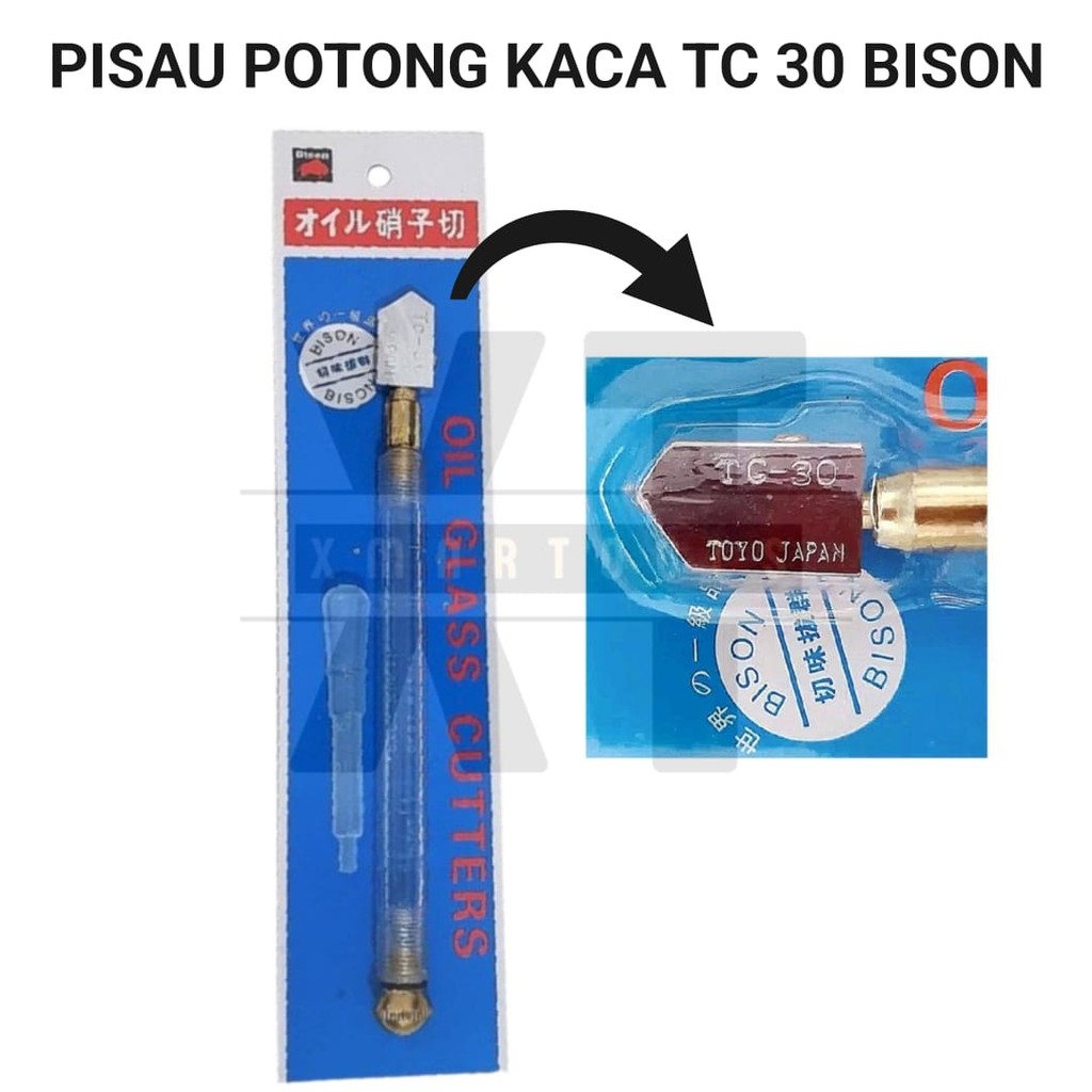 Jual Pisau Potong Kaca Minyak TC-30 BISON - Pisau Potong Kaca model ...