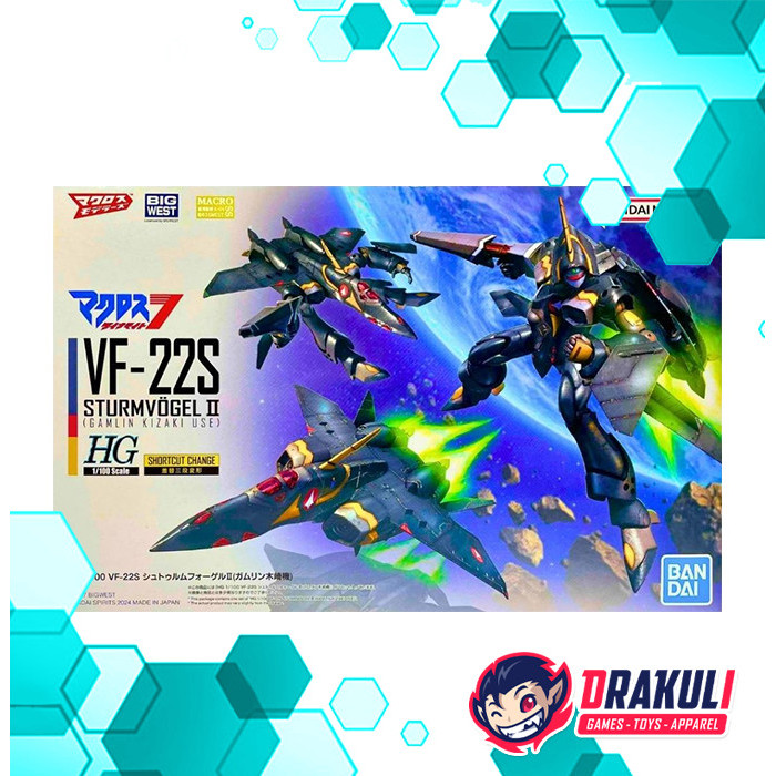 Jual BANDAI Plamo HG VF-22S Sturmvogel II (Gamlin Kizaki Use) | Shopee Indonesia