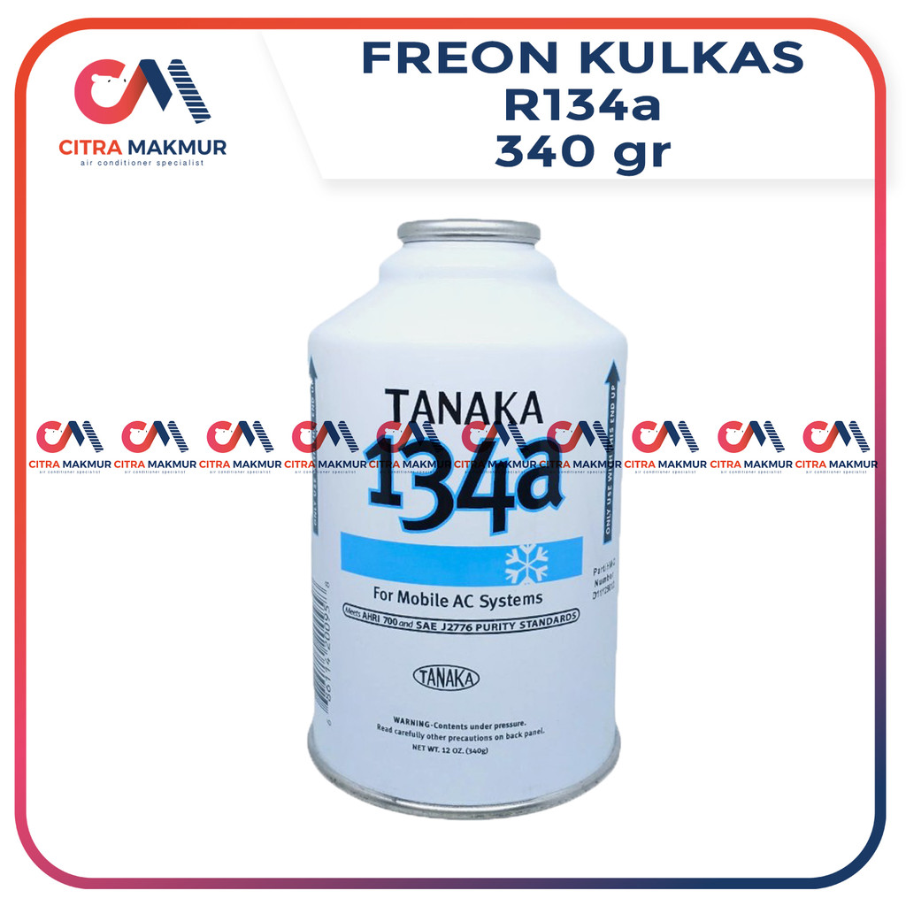 Jual Freon R134a Tanaka Original Kulkas AC Mobil Refrigrant R 134 isi ...