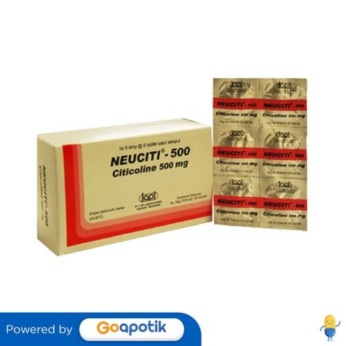 Jual Neuciti 500 Mg Box 30 Tablet | Shopee Indonesia
