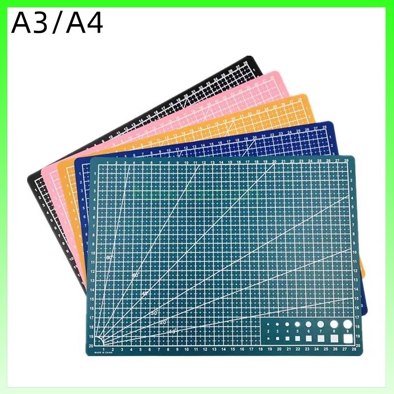 Jual A3/A4 Cutting Mat/PVC Cutting Mat Cutting Mat Dua Sisi Alat DIY Cutting Board | Shopee ...