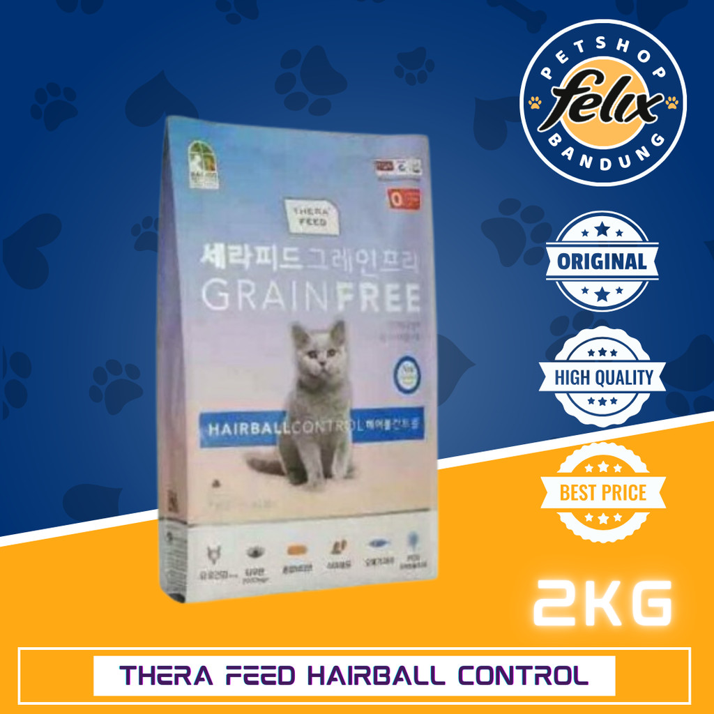 Jual CATSRANG THERAFEED HAIRBALL CONTROL 2kg | Shopee Indonesia